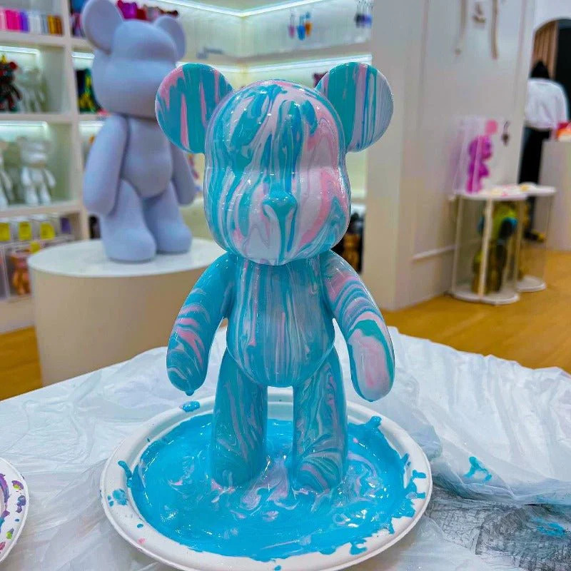 Panier template - Statue ours